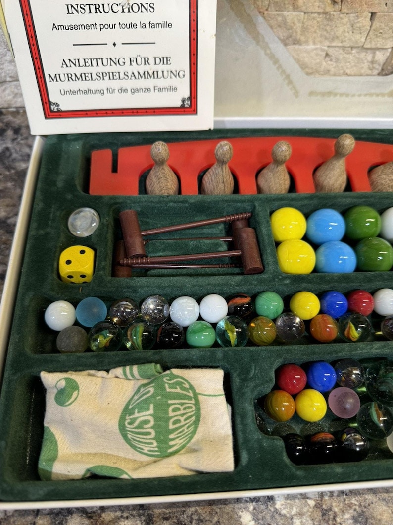 Vintage House of Marbles, Marble Games Compendium, Fun for All the ...
