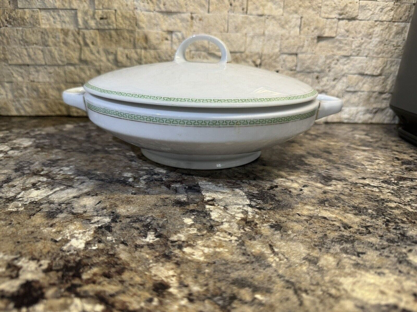 Electra H & C Barvaria Selb Greek Key China Vegetable Dish With Lid - Etsy
