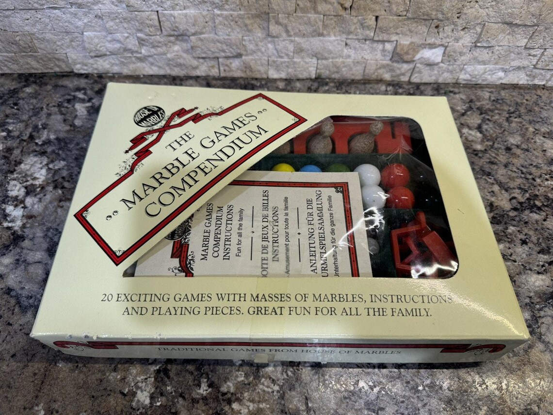 Vintage House of Marbles, Marble Games Compendium, Fun for All the ...