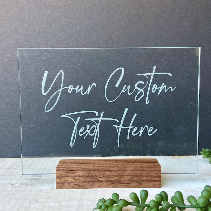 Engraved Acrylic - Etsy