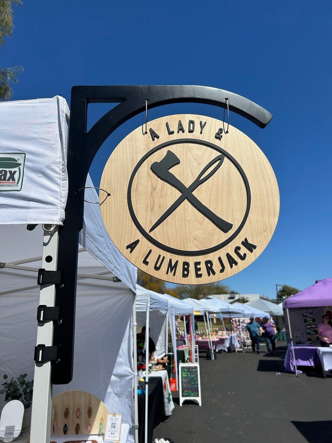 Vendor Tent Sign Market Booth Signage Custom Pop-up Sign - Etsy