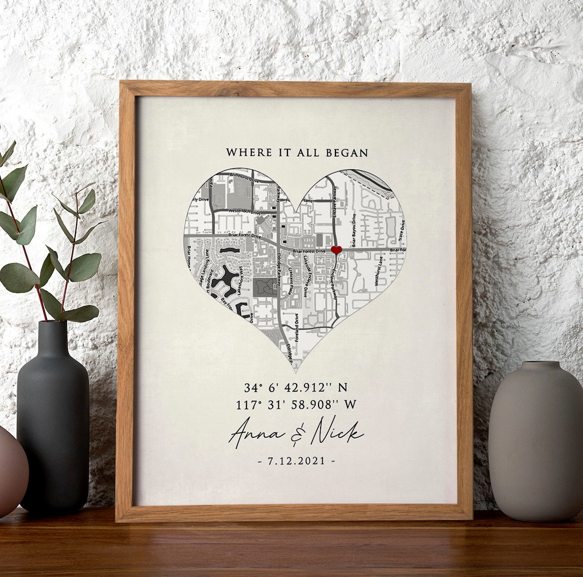 First Date Gift Our First Date Memory The Night We Met Date | Etsy