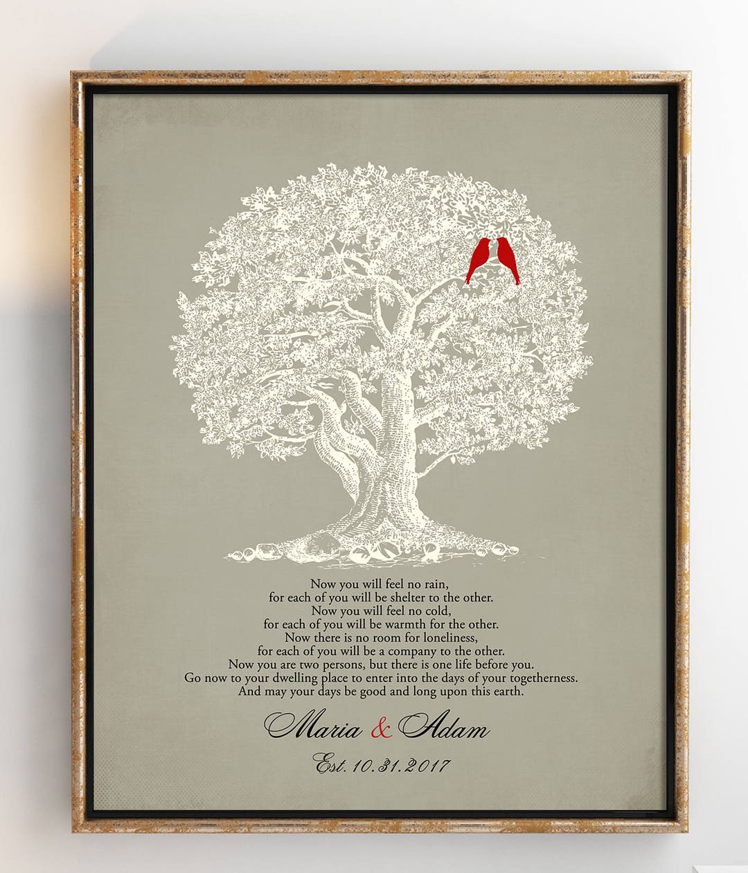 The NAVAJO WEDDING BLESSING Apache Wedding Prayer. Poem Print ...