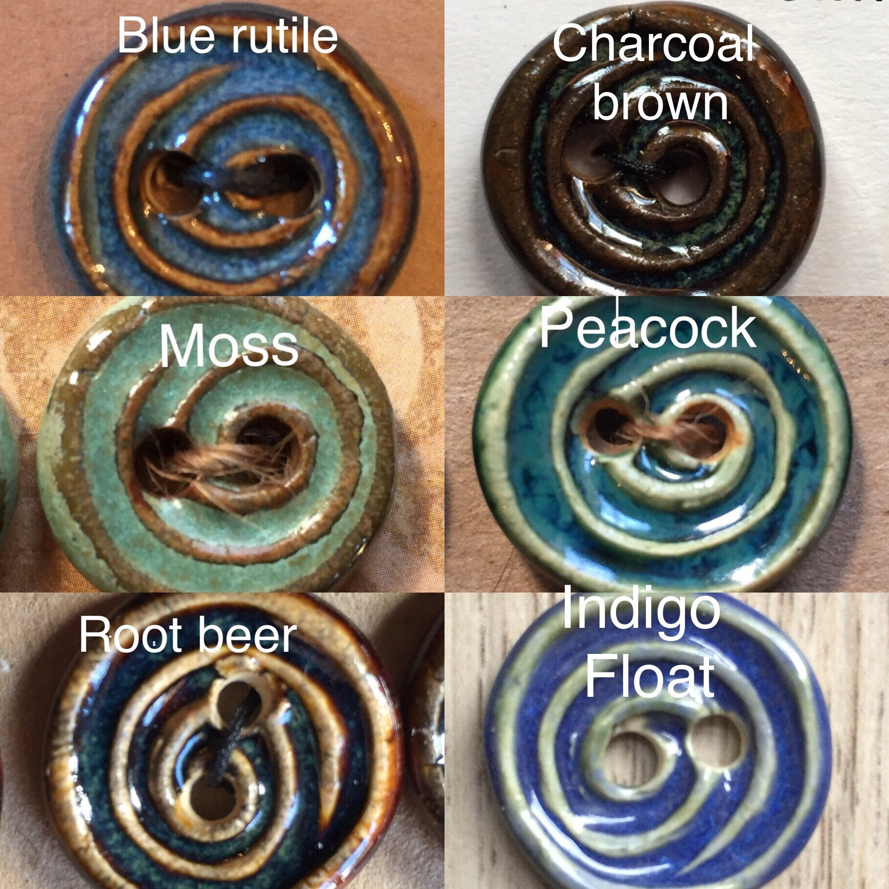 Ceramic Buttons Rustic Earthy Buttons Clothing Finishes | Etsy