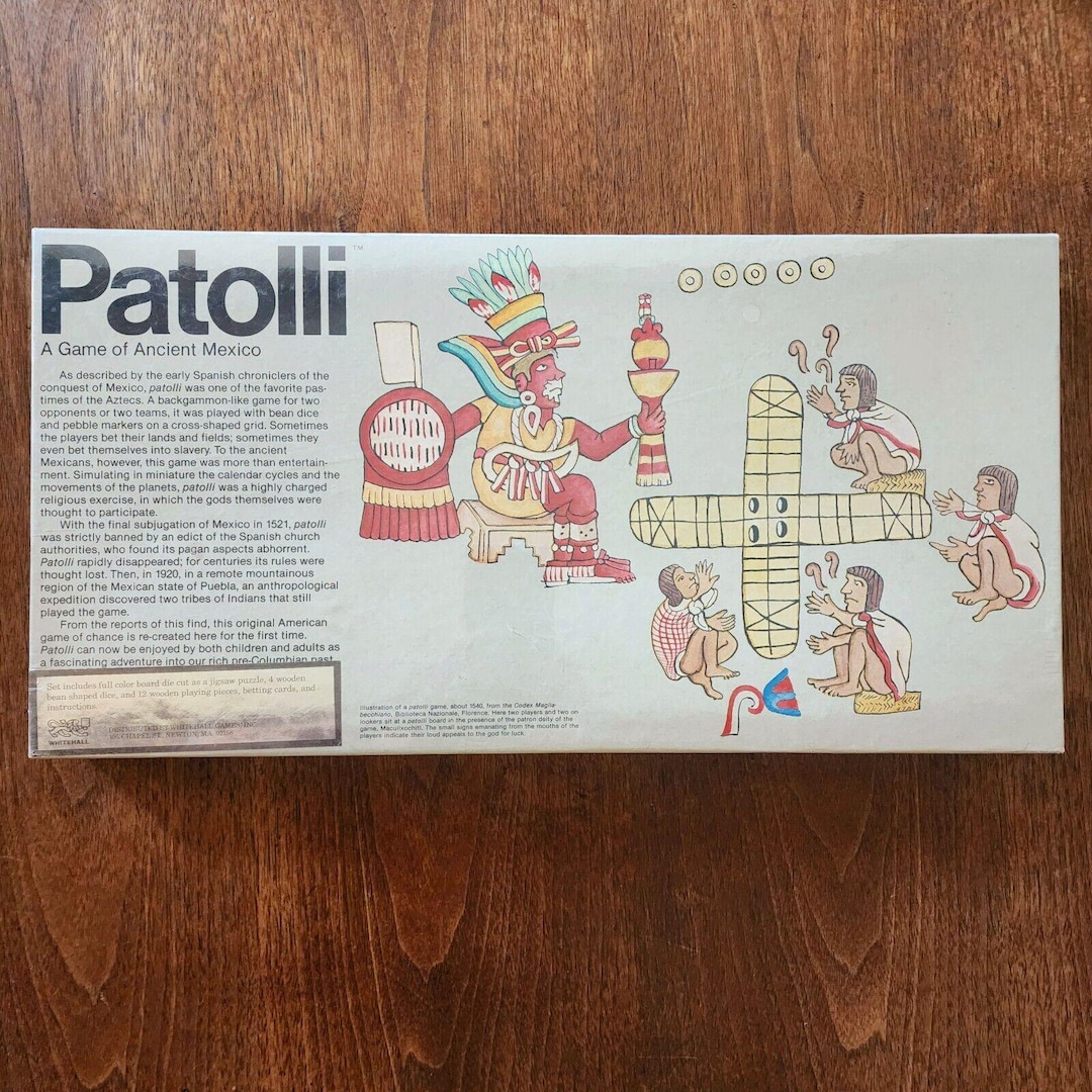 Patolli Ancient Mexico Aztec Board Game 1980 Kirk SEALED New Whitehall ...