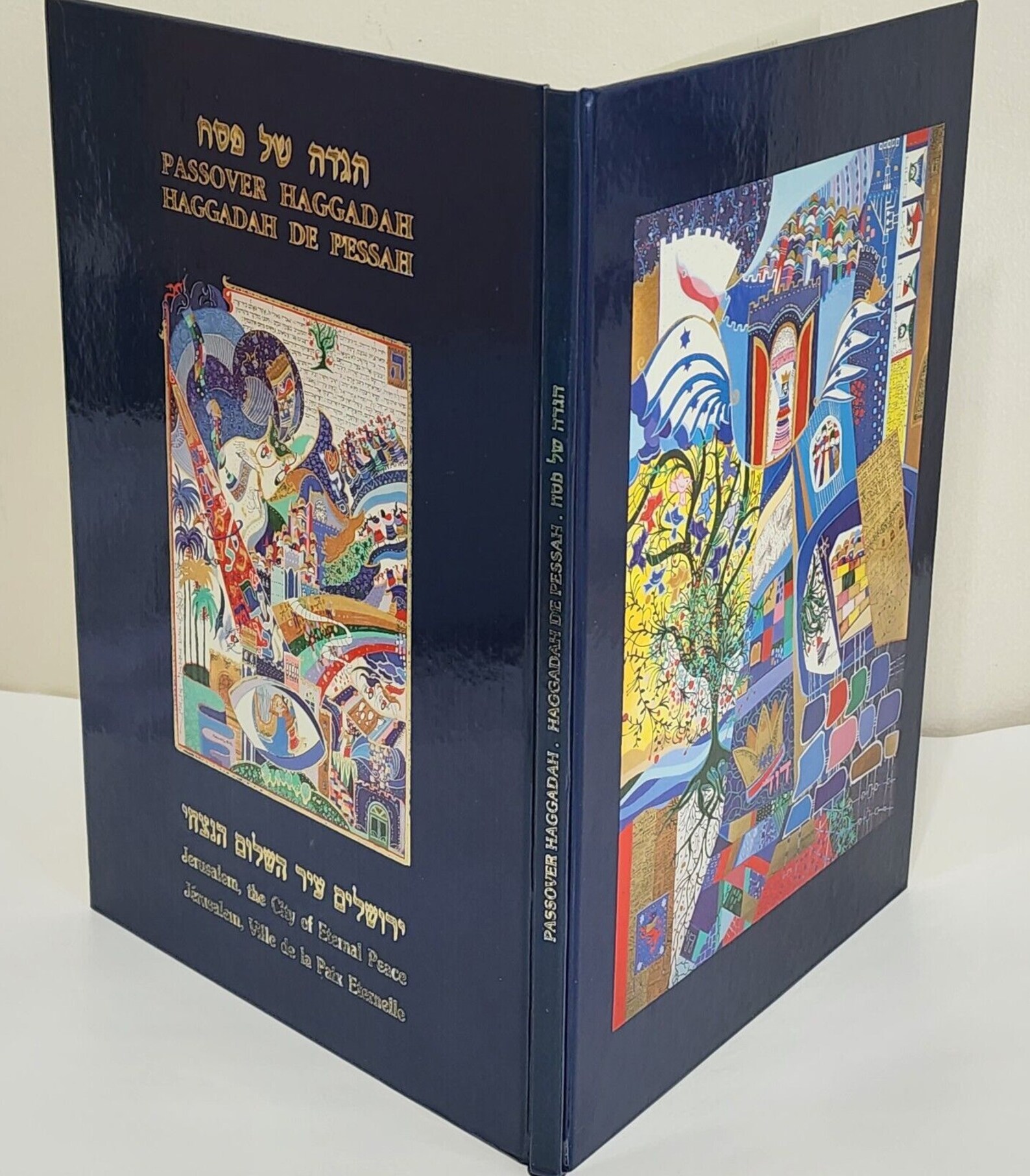 Passover Haggadah RAPHAEL ABECASSIS Illustrated Hebrew English ...