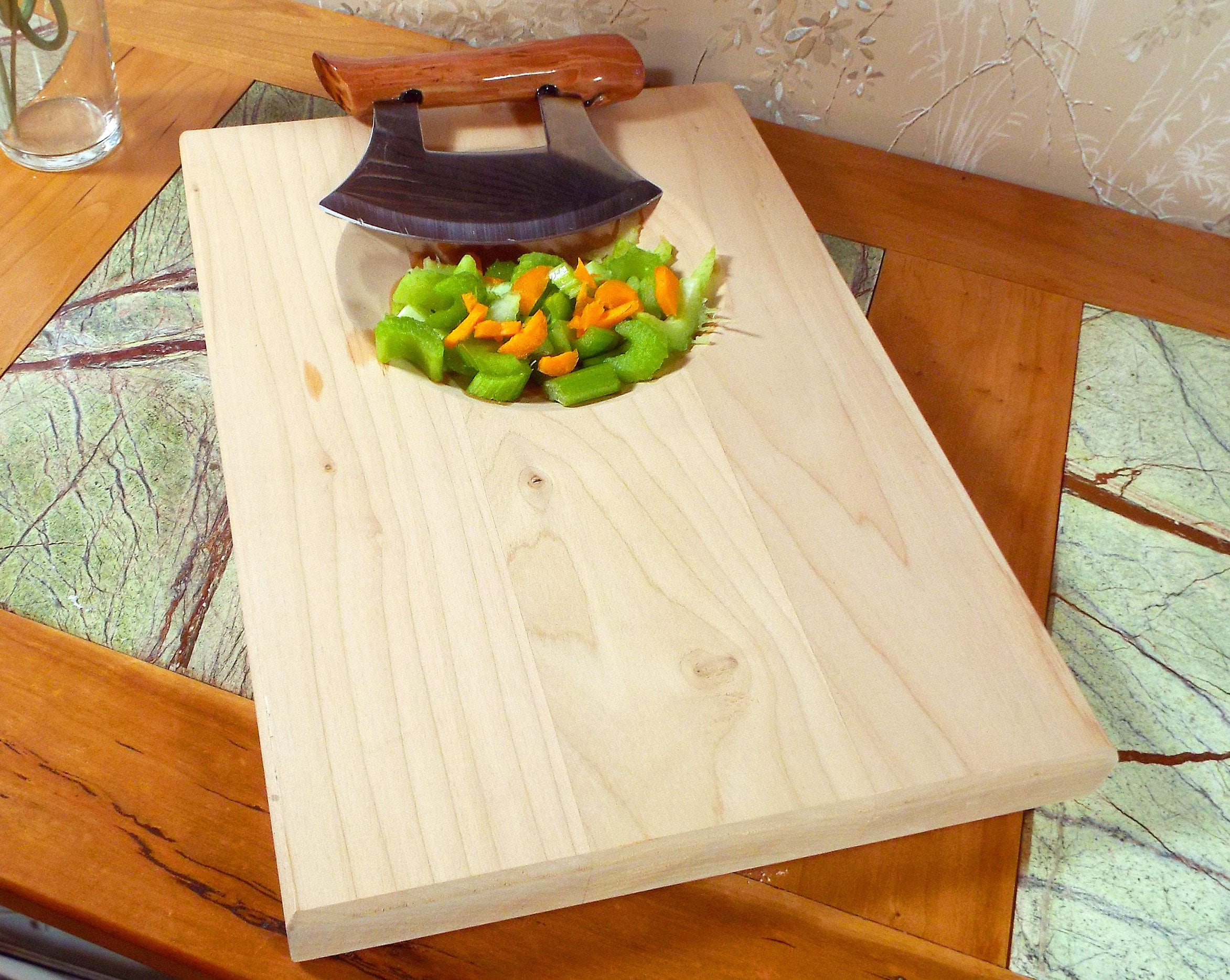 6. Large Ulu Knife With Optional Cutting Board - Etsy