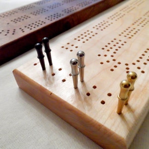 15. Three Track Cribbage Board - Etsy