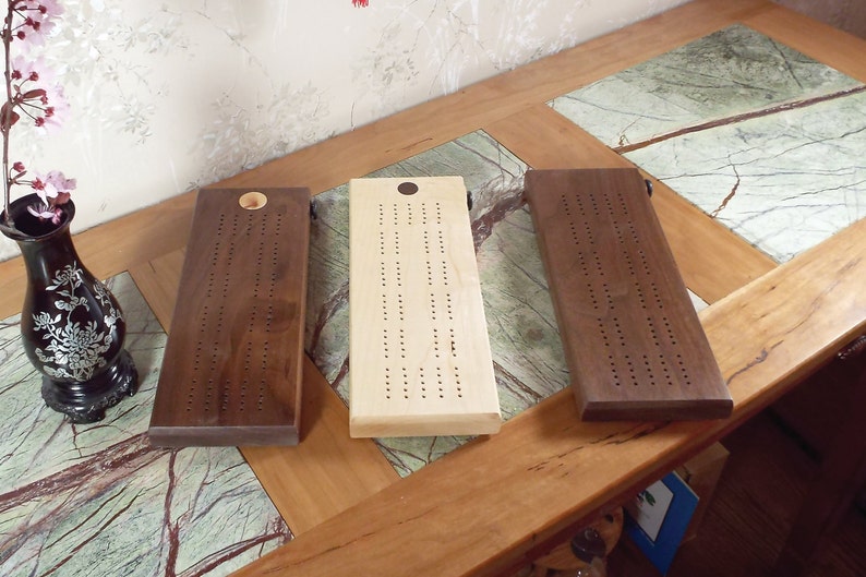 14. TWO Track Cribbage Board - Etsy