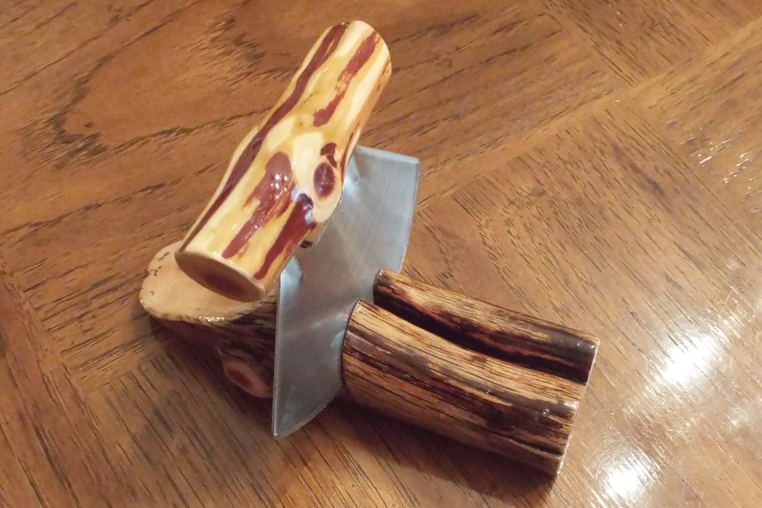 12. Ulu Knife With Cutting Board and Chopping Bowl - Etsy