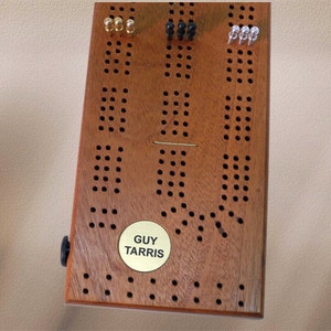 15. Three Track Cribbage Board - Etsy