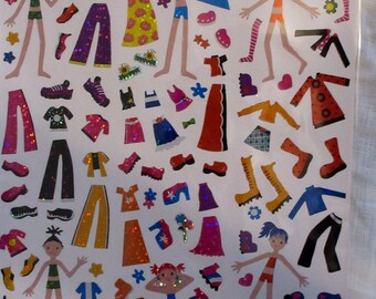 Dress up stickers | Etsy