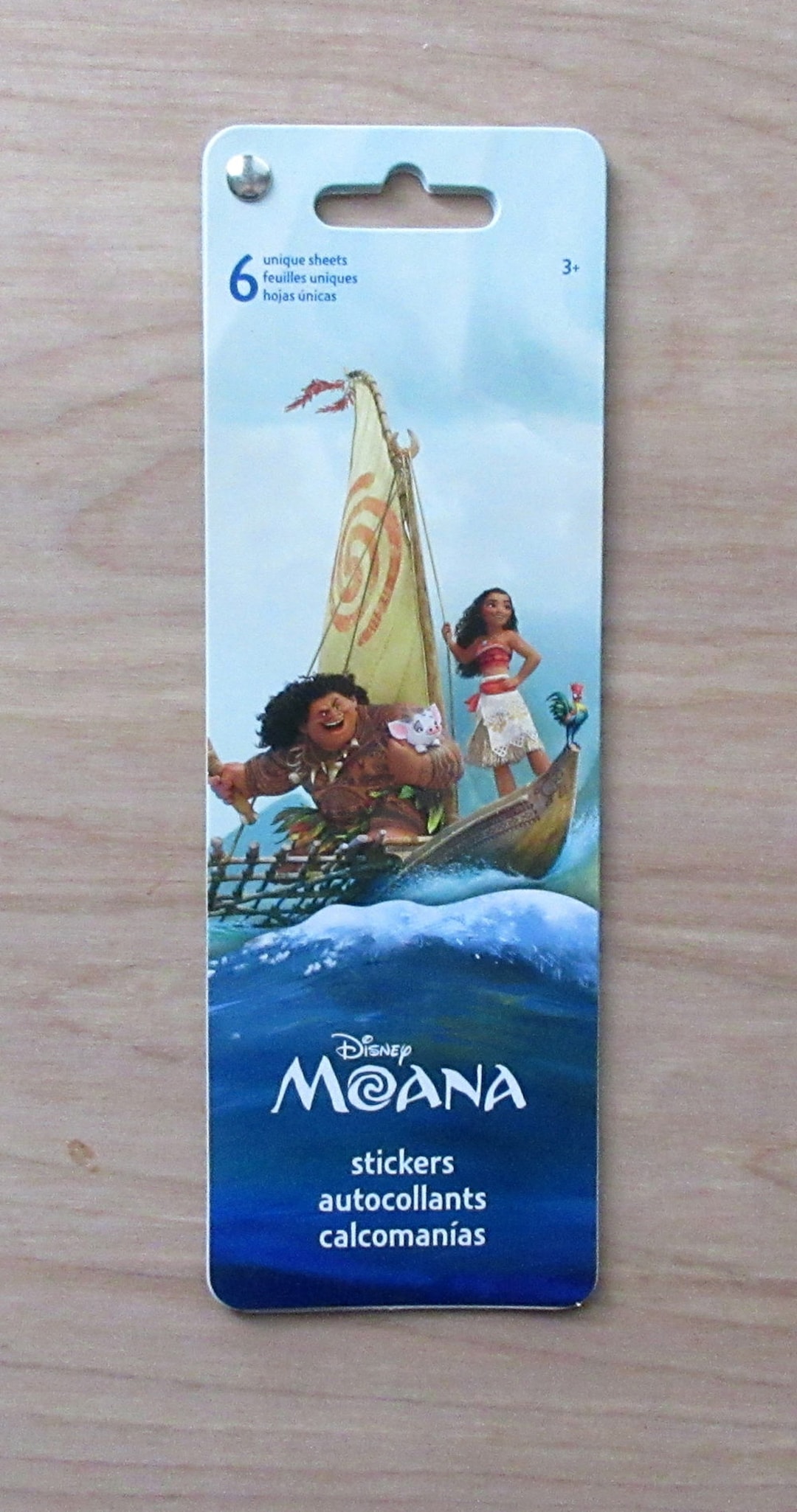 Disney Moana Stickers~6 Sheets of Stickers~76 Stickers~disney Movie ...