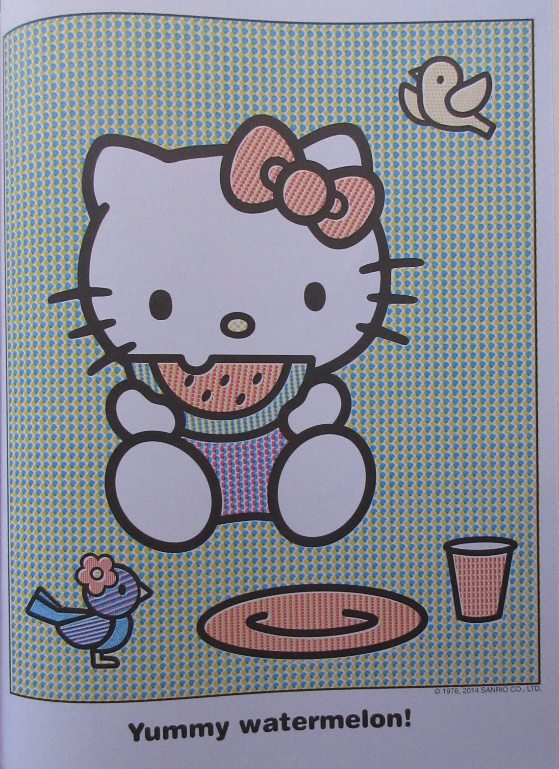 Hello Kitty Paint With Water Children's Booksuper Cute | Etsy