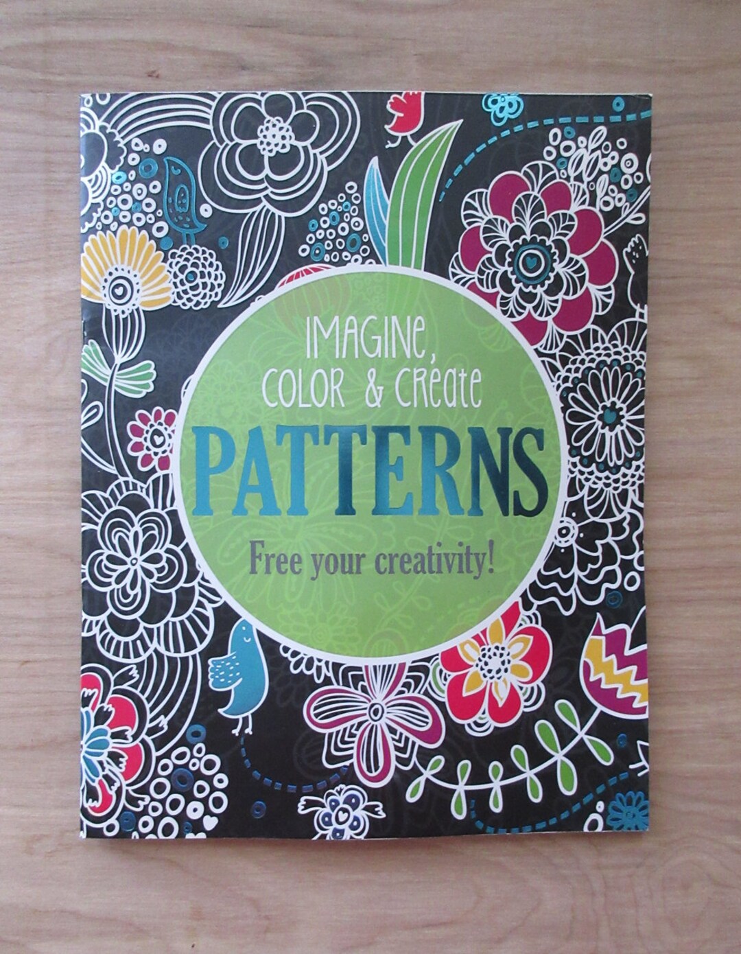 Imagine Color & Create Patterns Adult Coloring Book Free Your ...