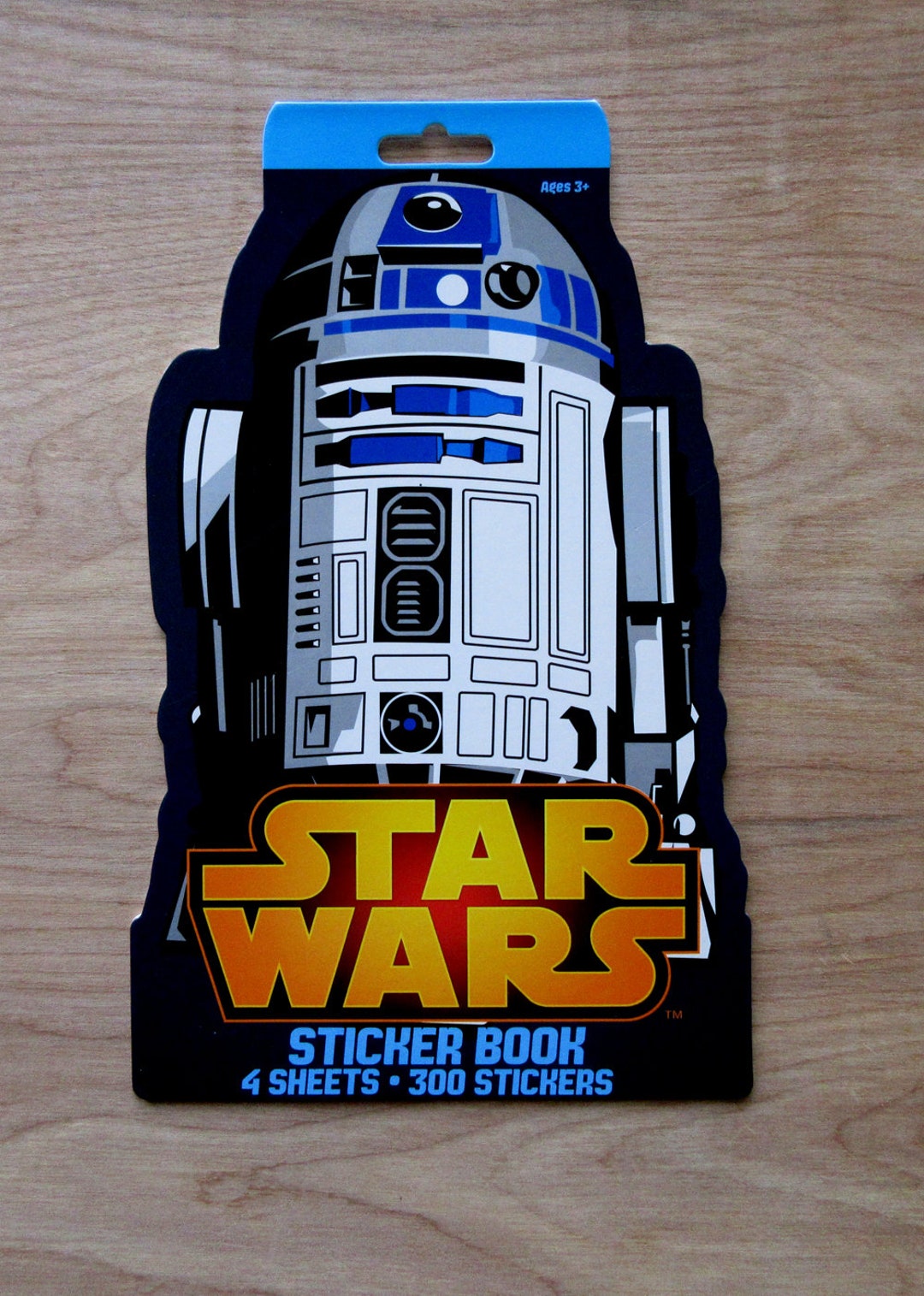 Star Wars Sticker Book~4 Sheets ~300 Stickers~yoda~princess Leia~r2-d2 ...