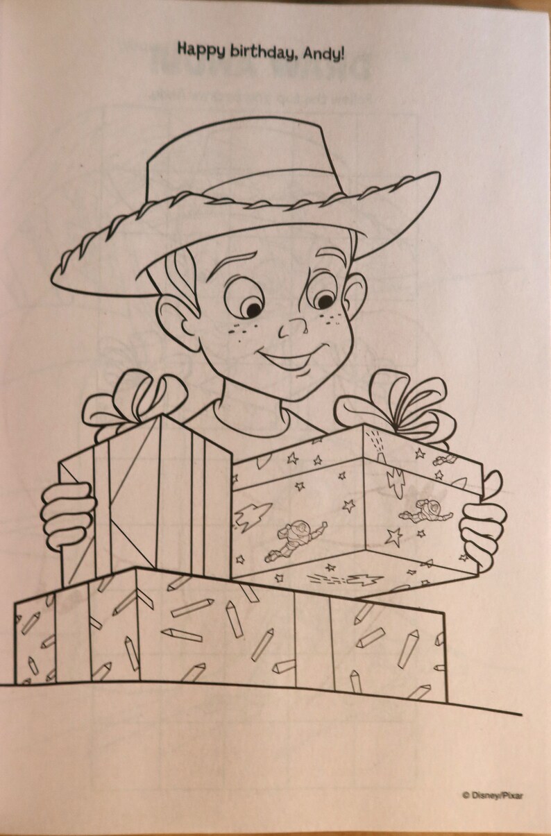 Disney Pixar Toy Story Gigantic Coloring & Activity Book - Etsy
