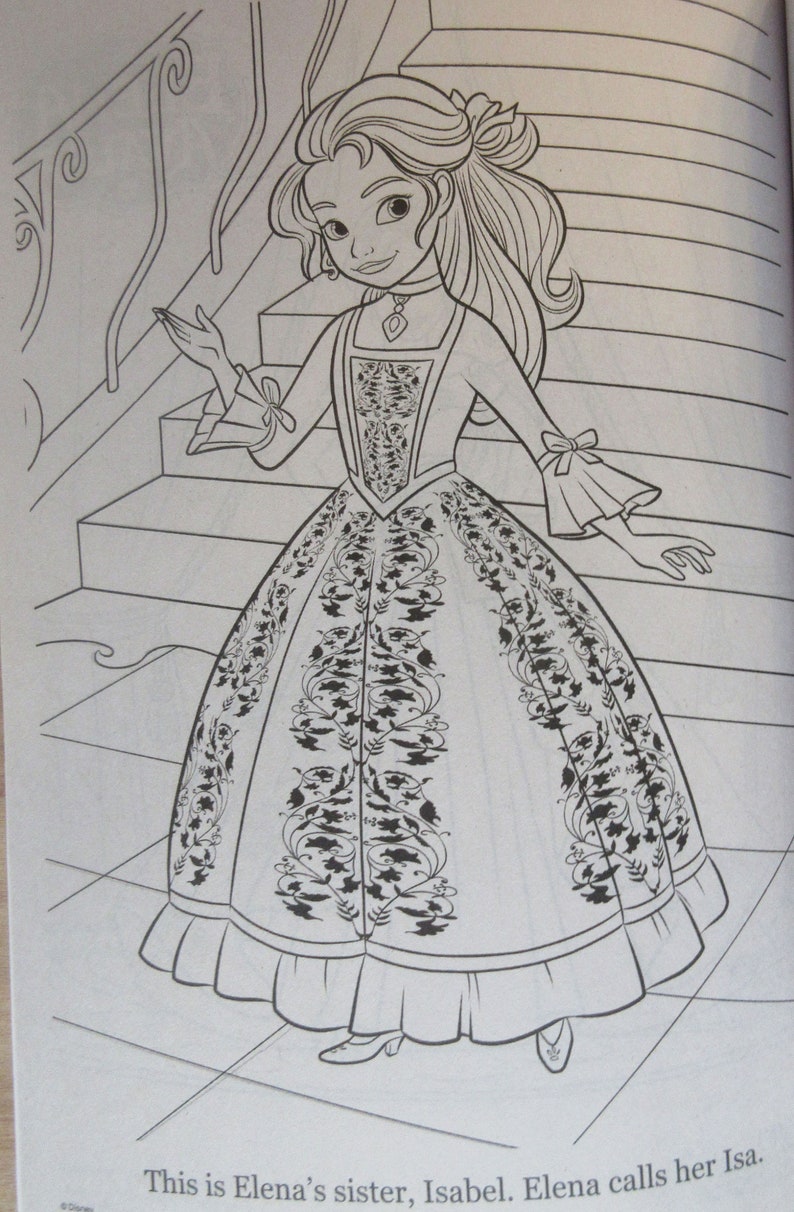 Disney Elena of Avalor Jumbo Coloring & Activity Book Heroic - Etsy