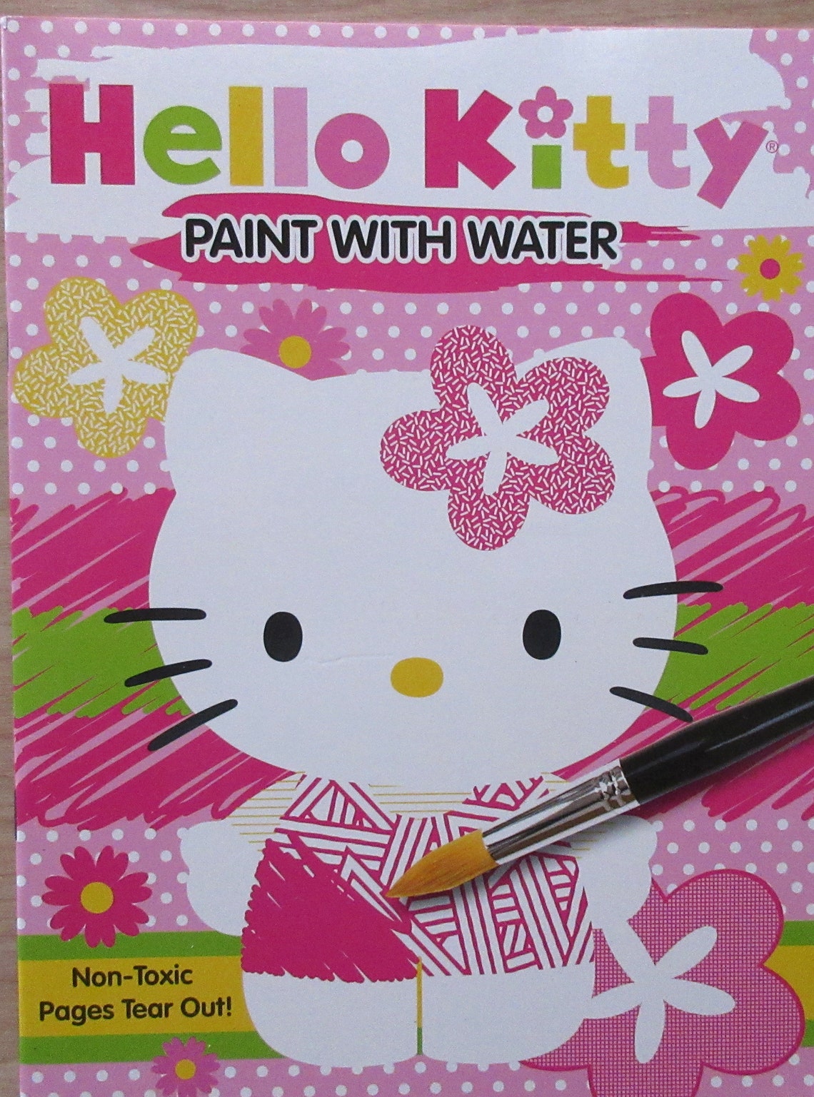 Hello Kitty Paint With Water Children's Booksuper Cute | Etsy