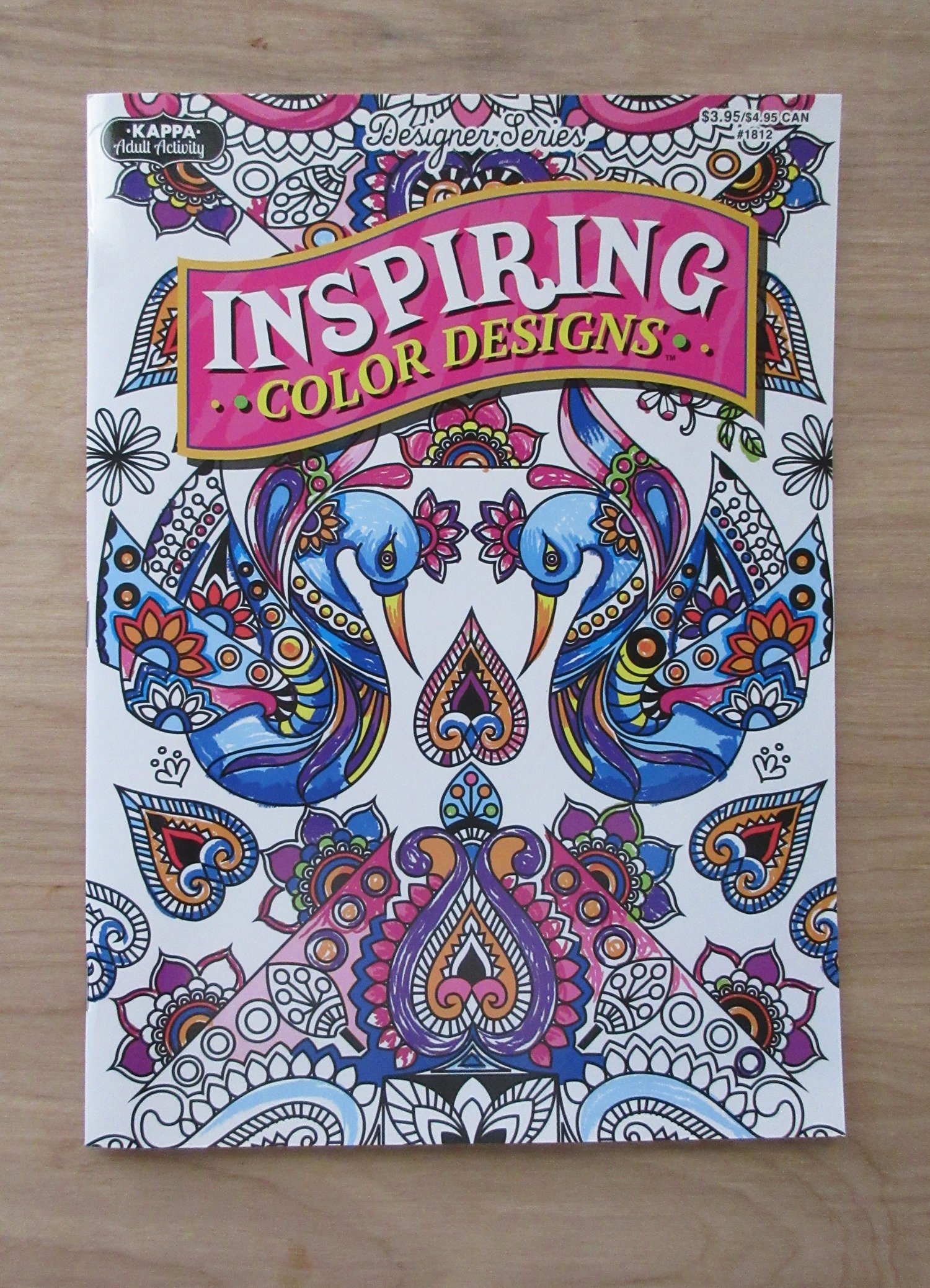 Inspiring Color Designs Adult Coloring Book | Etsy