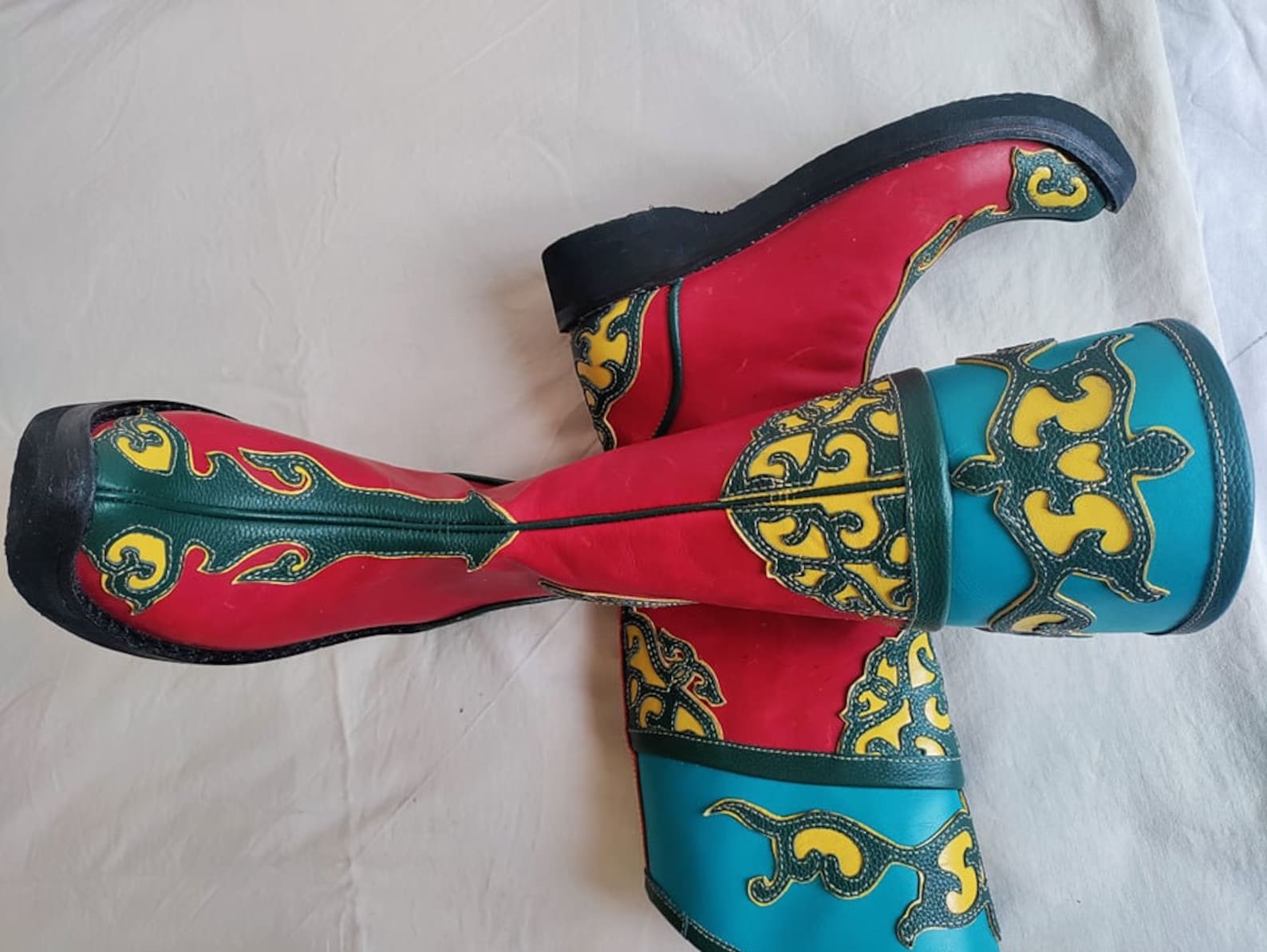Mongolian Boots for Shamane - Etsy