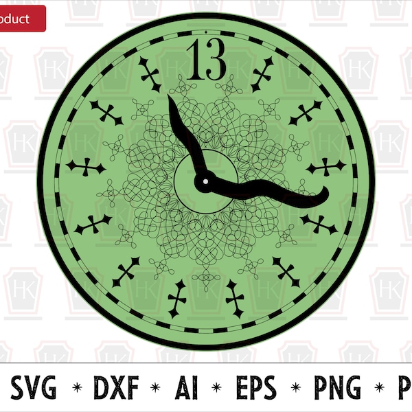 Halloween Clock - Etsy