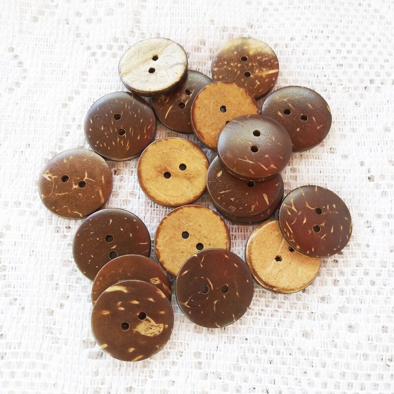 Coconut Shell Button - Etsy