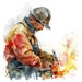 Welder Watercolor, Welder Clipart, Welding PNG, Welders Job, Welder ...
