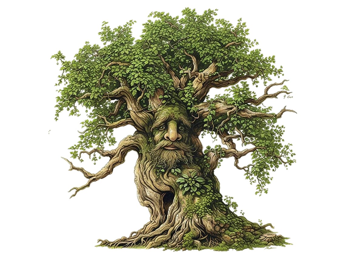 Troll Tree, Tree Troll Clipart, Woods Troll, Troll Illustration, PNG ...