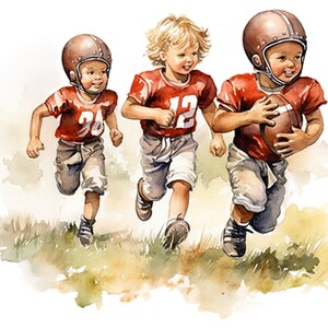 Football Kids, Kids Football Clipart Images, Football PNG for Kids ...