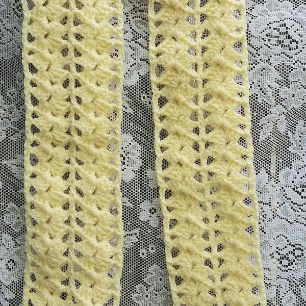 Lemon Yellow Scarf - Etsy