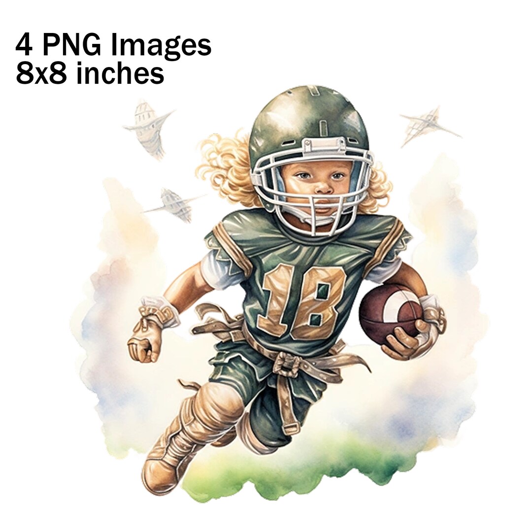 Football Kids, Kids Football Clipart Images, Football PNG for Kids ...