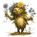Flower Troll, Troll Clipart, Floral Troll, Troll Illustration, PNG ...