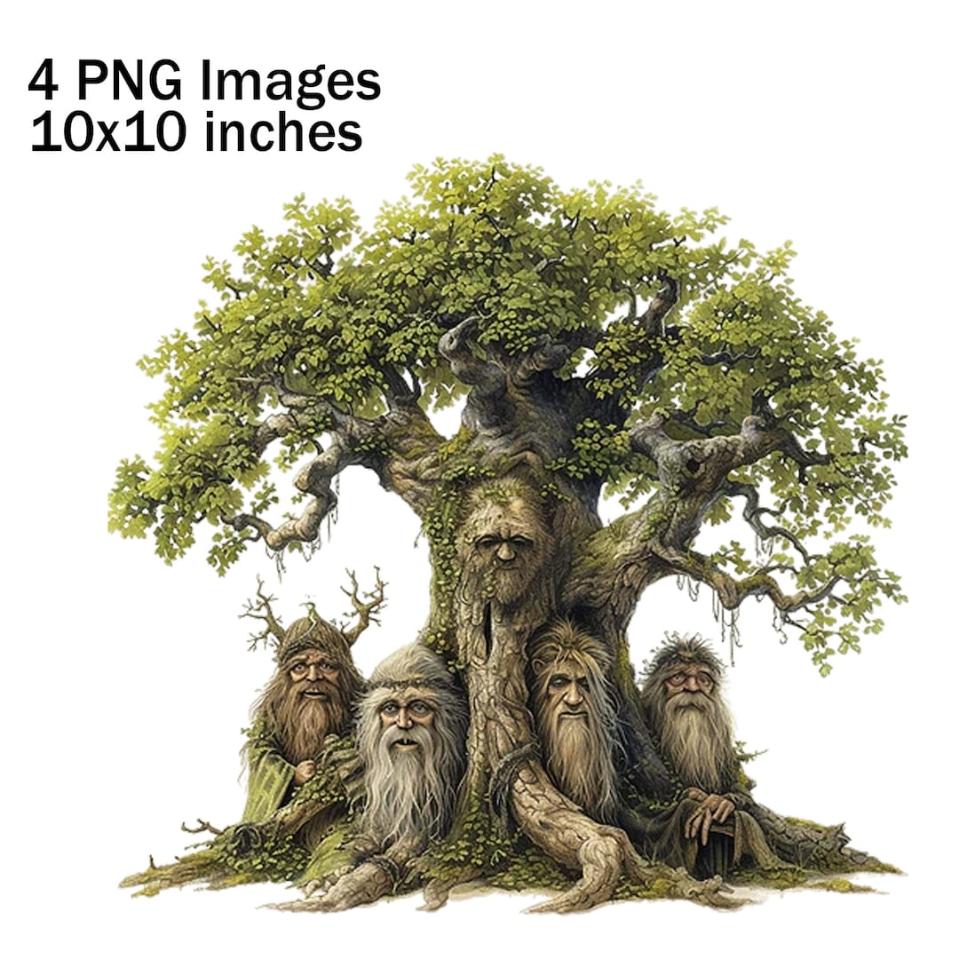 Troll Tree, Tree Troll Clipart, Woods Troll, Troll Illustration, PNG ...