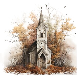 Country Church Clipart, Old Church Images, Old Church PNG, Church ...