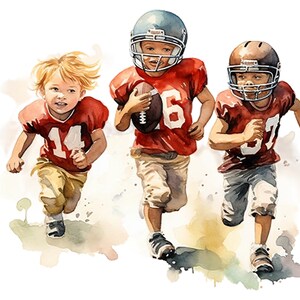 Football Kids, Kids Football Clipart Images, Football PNG for Kids ...