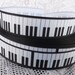 Piano Grosgrain Ribbon Piano Keys Ribbon 7/8 Piano Ribbon Supply - Etsy