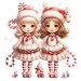 Candy Cane Kids Clipart, Christmas Kids Images, Candy Children PNG ...
