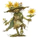 Flower Troll, Troll Clipart, Floral Troll, Troll Illustration, PNG ...
