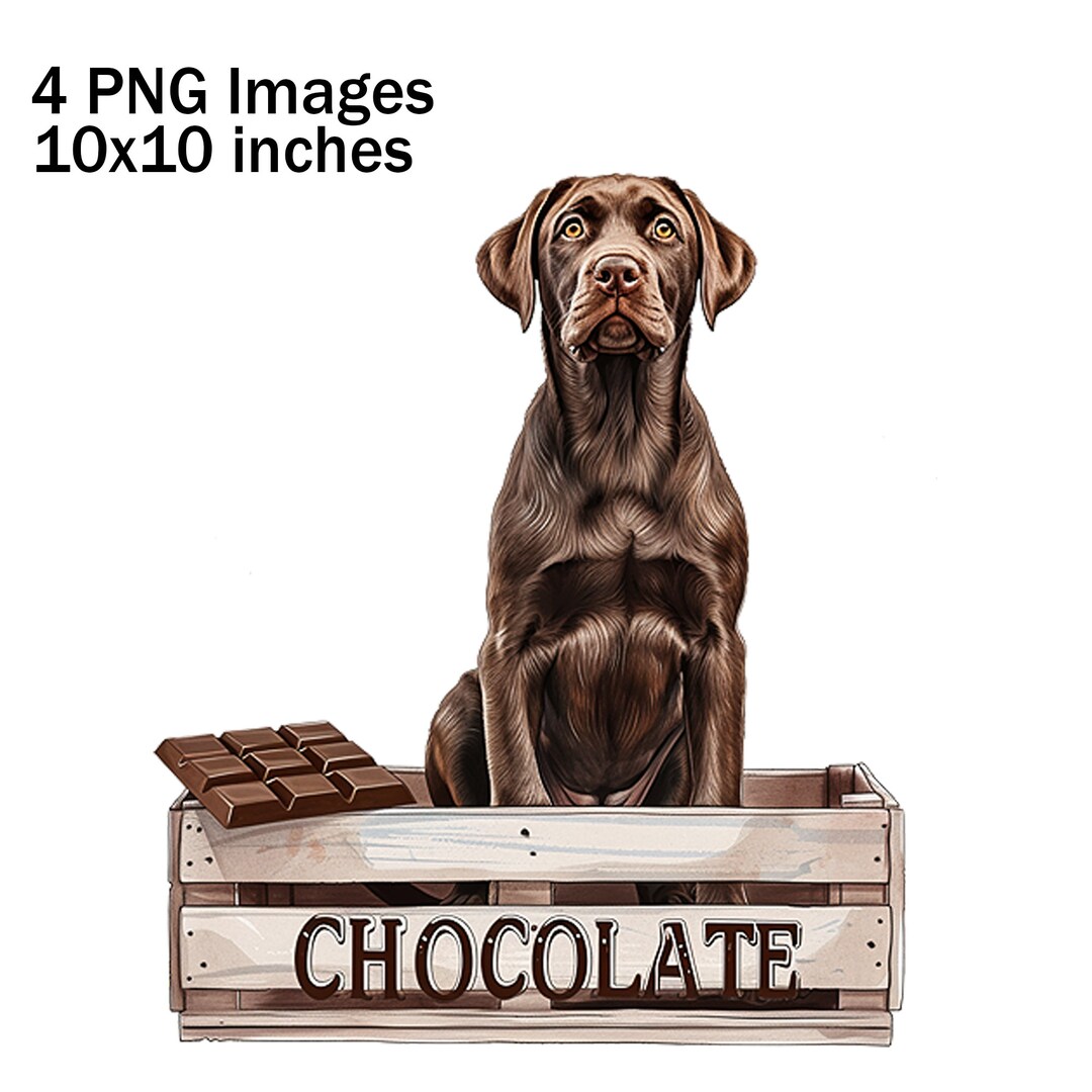 Labrador PNG, Choc Lab Clipart, Chocolate Lab, Labrador Illustration ...