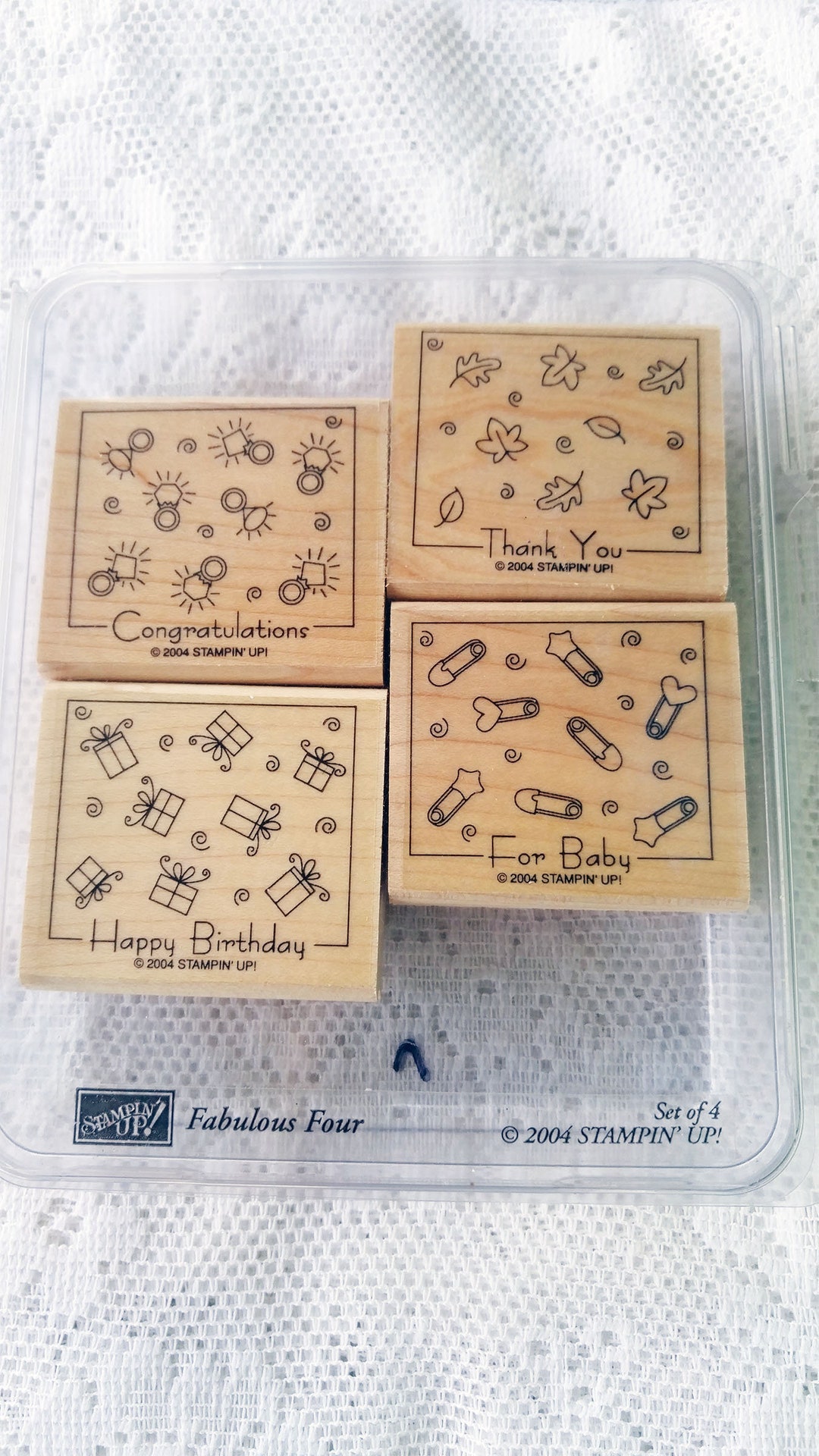 Stampin up Baby Stamps, Rubber Stamps, 4 Rubber Stamps, Baby Stamper ...