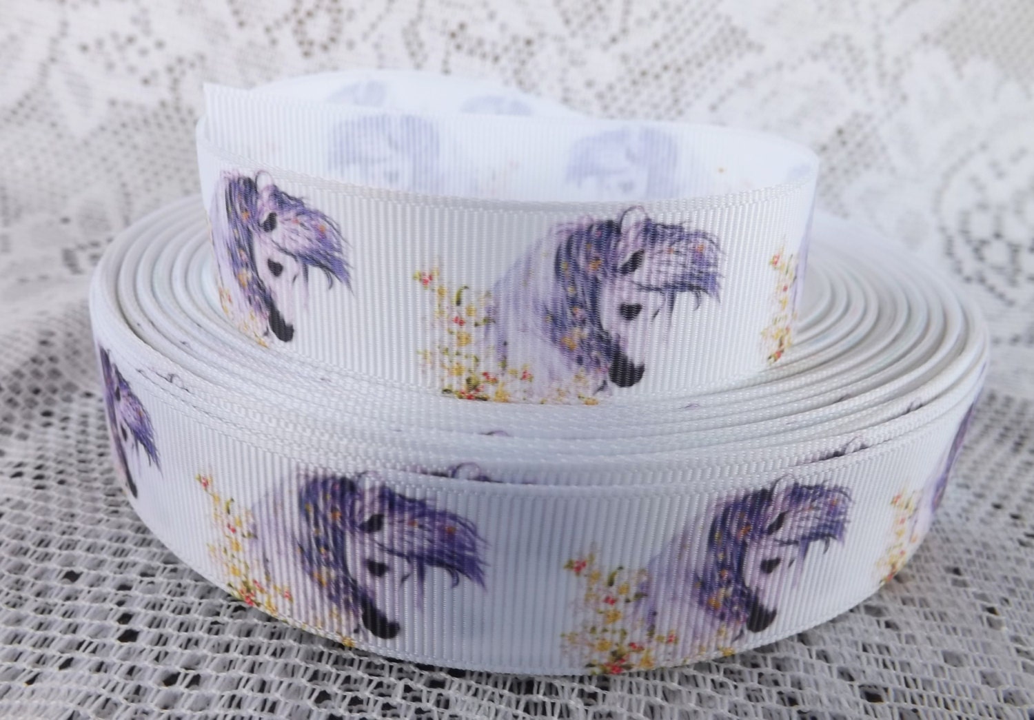 Grosgrain Horse Ribbon Horse Ribbon 7/8 Printed Horse Ribbon - Etsy