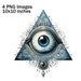 Eye PNG, Pyramid Eye Clipart, Eyes Images, Ete Illustration, Eye ...