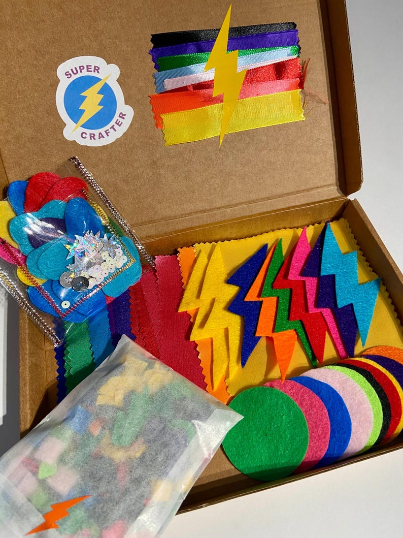 Super Crafter Children's Superhero Crafting Kit - Etsy