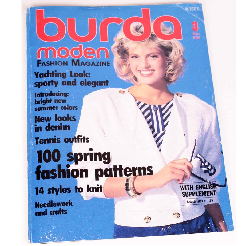 Burda 1986 - Etsy