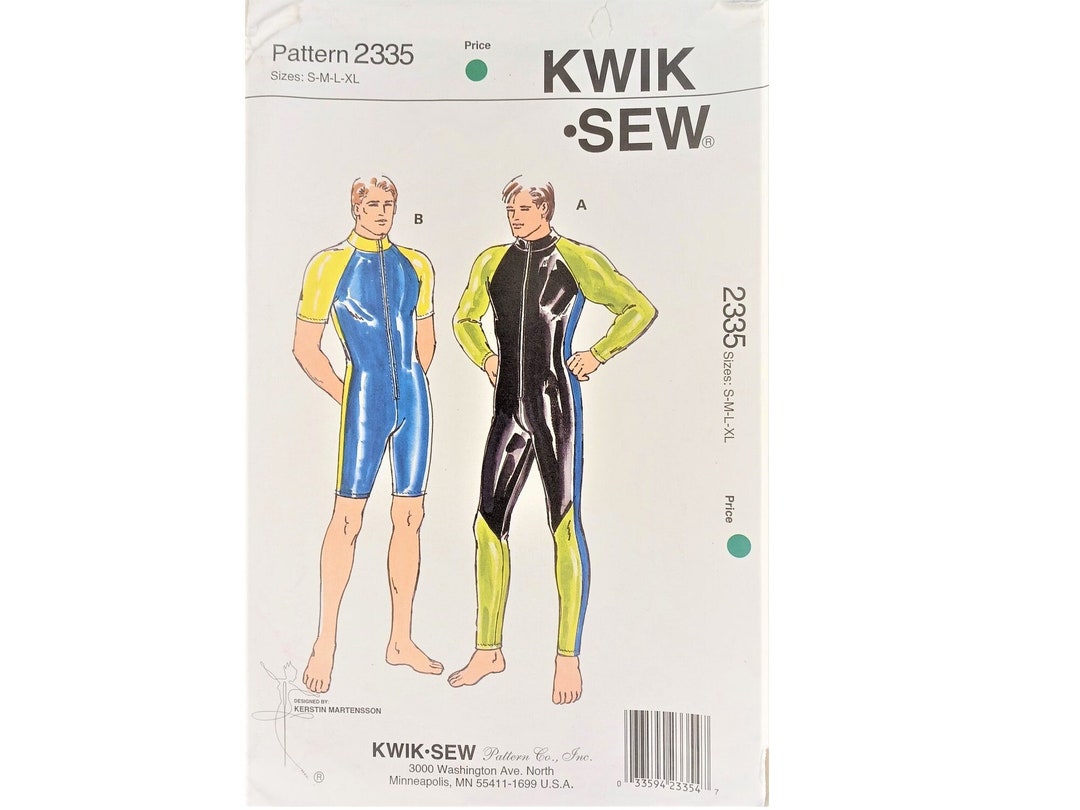 UNCUT Kwik Sew 2335 Mens Wetsuit Wetskin and Summer Wesuit UV - Etsy