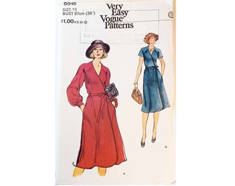Wrap Dress Sewing Pattern - Etsy UK
