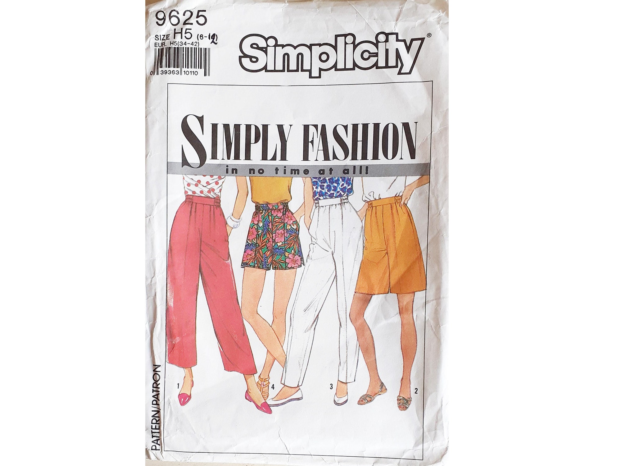 Sewing & Needlecraft Craft Supplies & Tools Patterns Simplicity 9625 ...