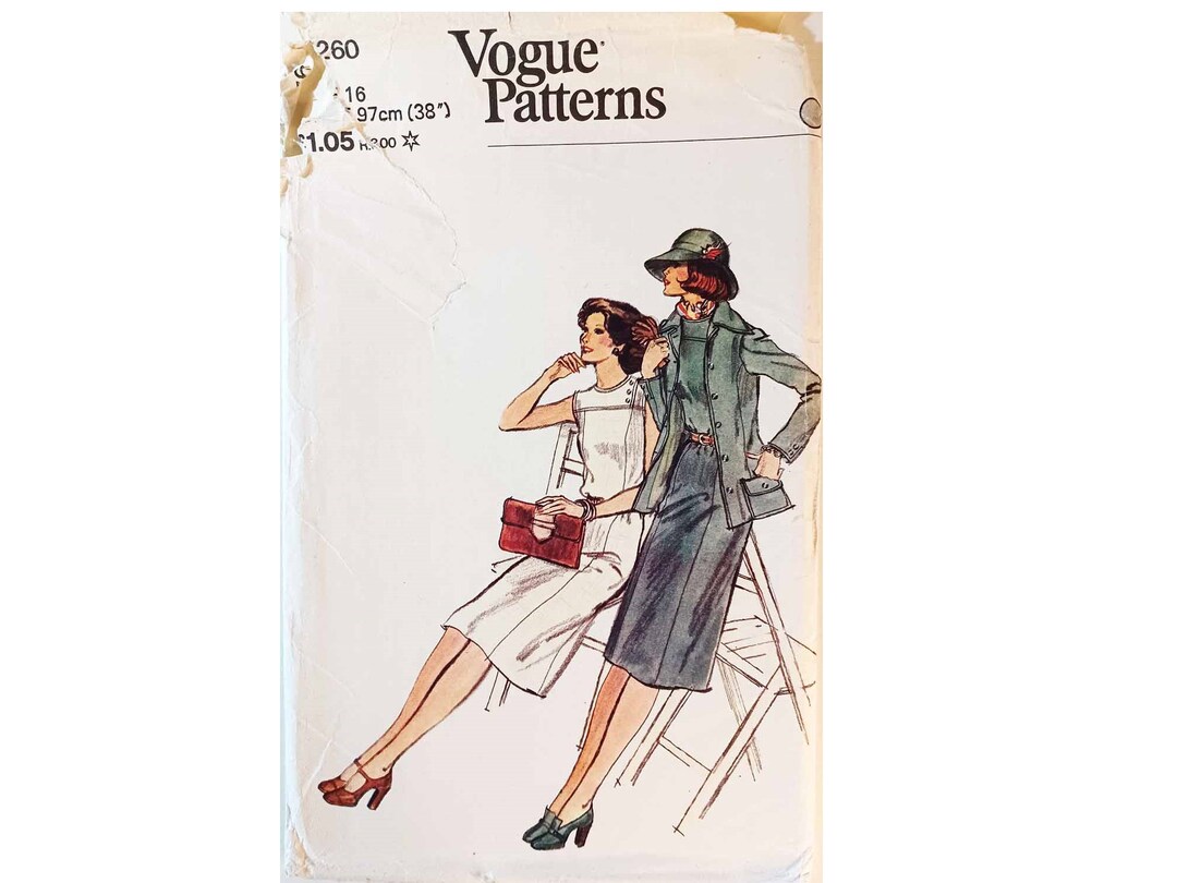 Part UNCUT Vintage 70's Vogue 9260 Jersey Knit Summers - Etsy