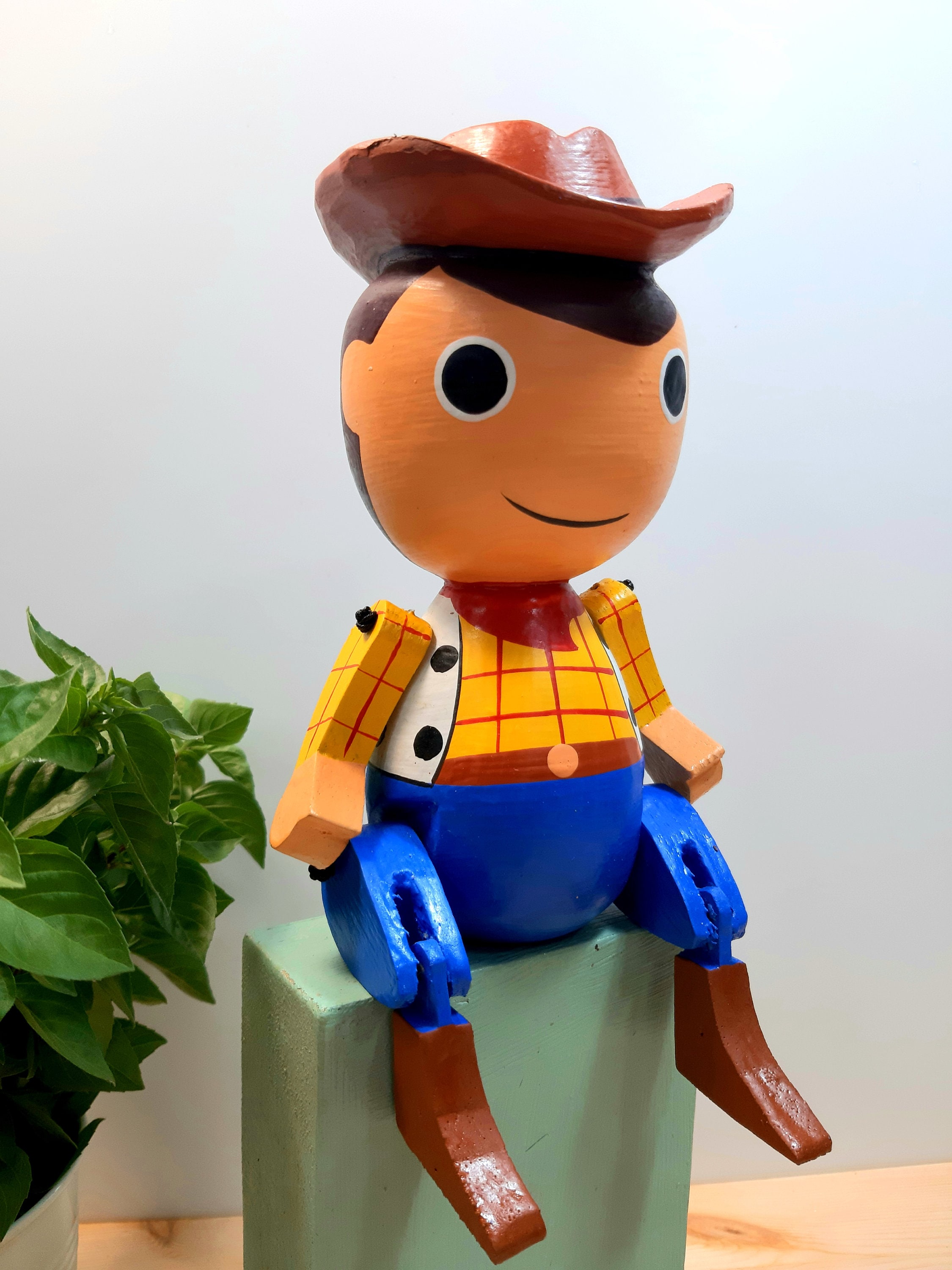 Woody Toy Story Round Head Edition Puppet-Wooden Woody Toy | Etsy